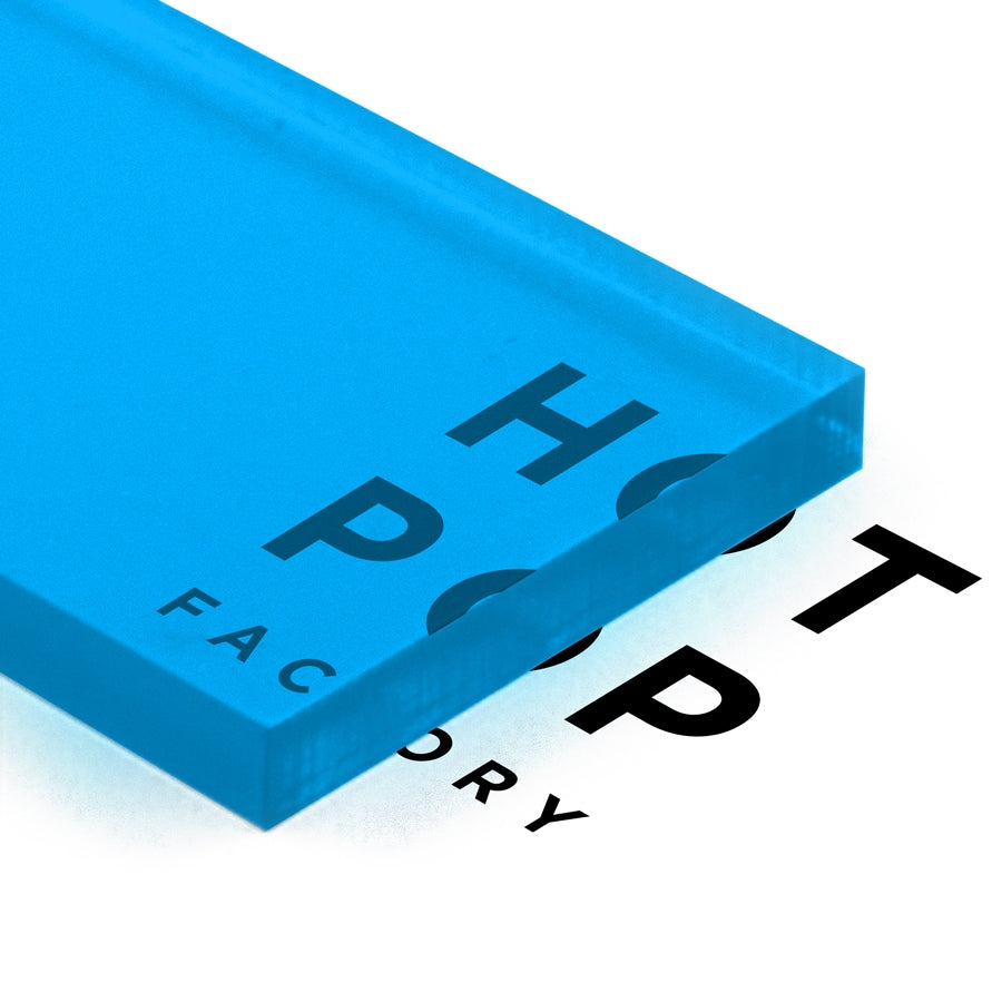 Blue Transparent Acrylic – Hot Pop Goods