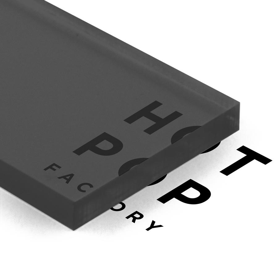 Charcoal Grey Transparent Acrylic – Hot Pop Goods